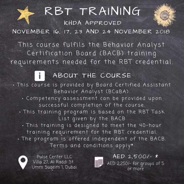 Pulse-Registered Behavior Technician Training (RBT)